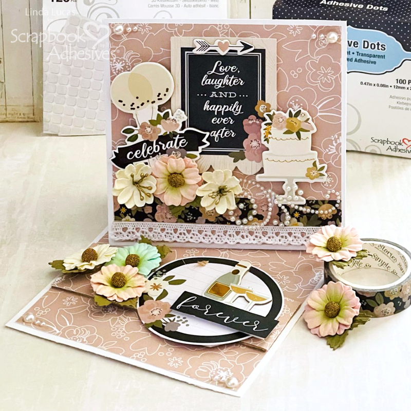 Twisted Easel Card Template Framed Florets Twisted Easel Card For MMM