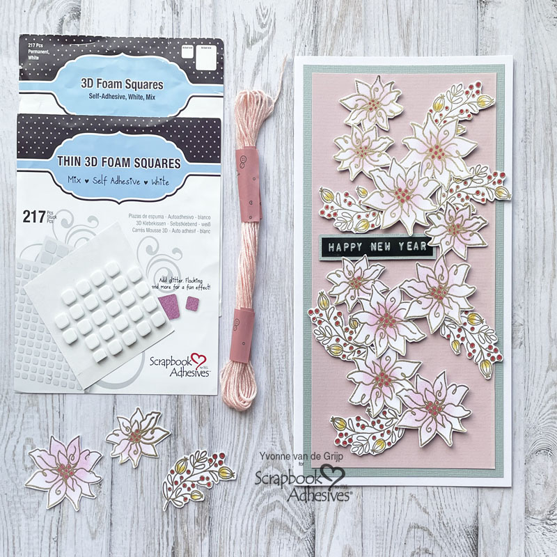 Template Plastic Kwan Crafts 3D Flower Embossing Folders - 12.5x17.7cm ...